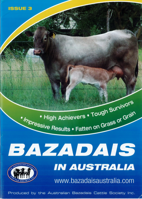 Bazadais Magazines | The Australian Bazadais Cattle Society